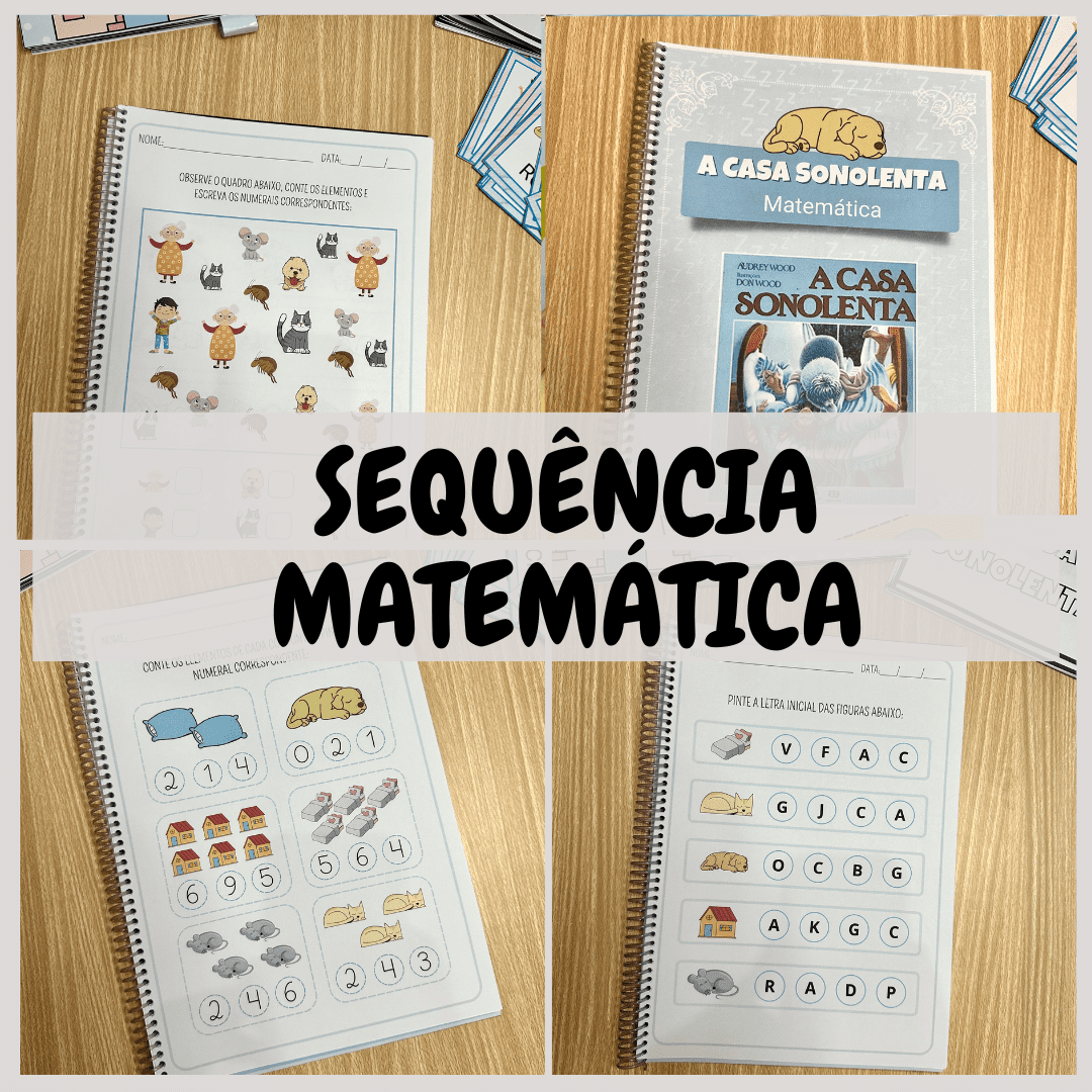 Sequência Didática – A Casa Sonolenta- 5 em 1 – Prof Decorativa – Loja