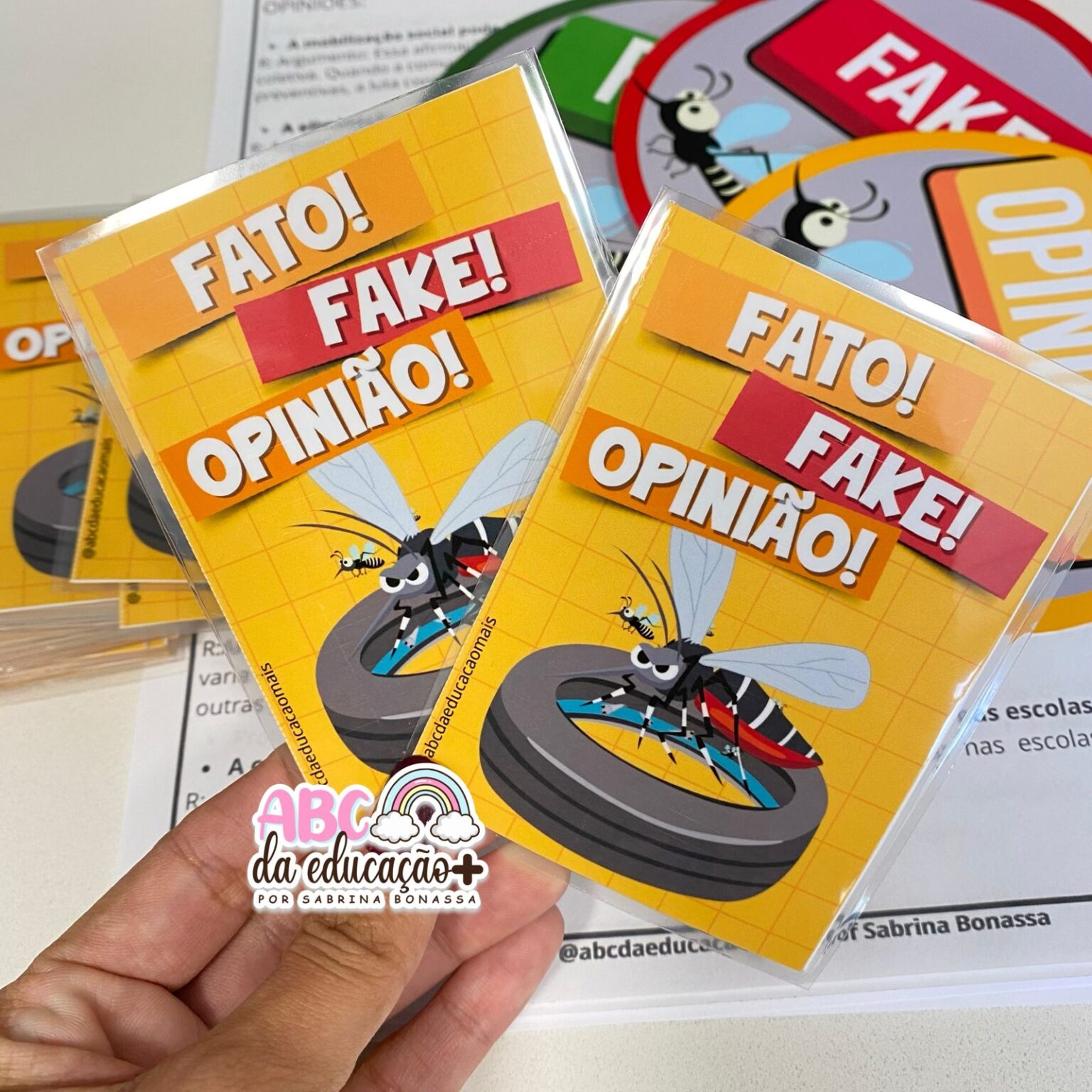 Dengue – Fato, Fake ou Opinião? – Prof Decorativa – Loja